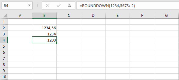 ARRONDI INF Dans Excel Explication De La Fonction IONOS