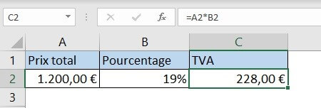 Comment calculer un pourcentage dans Excel avec des formules - IONOS