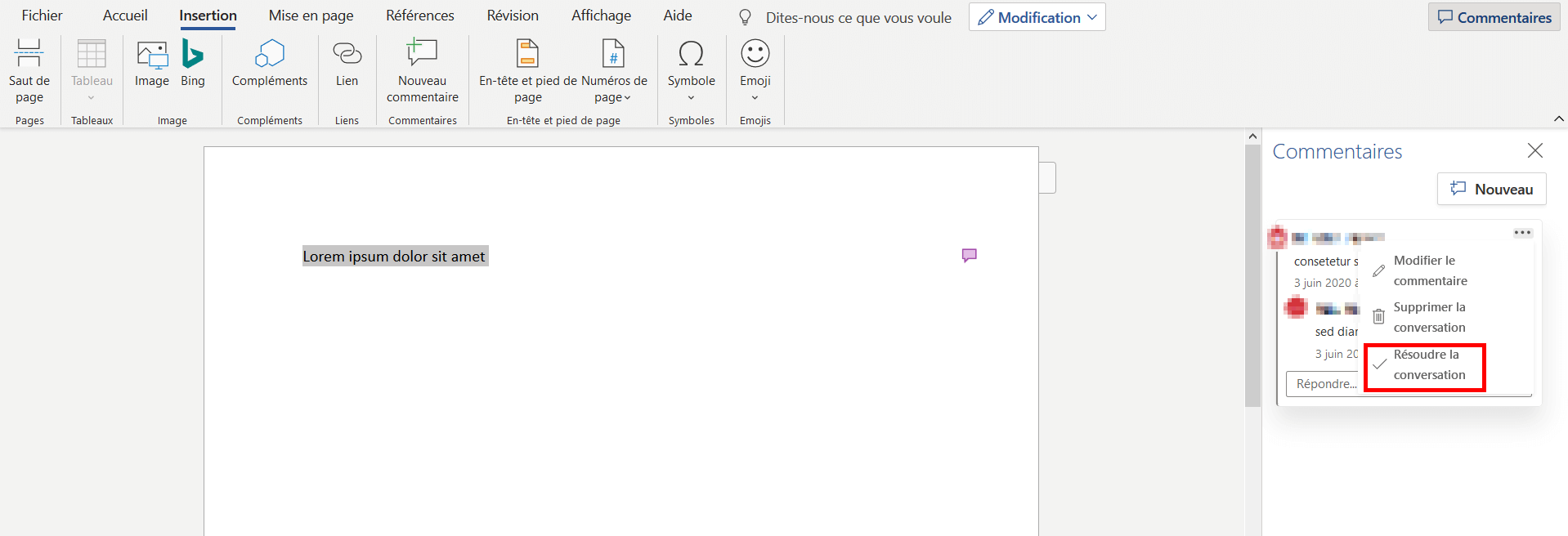 Insérer un commentaire dans Word, le modifier, le supprimer - IONOS Insérer un commentaire dans Word, le modifier, le supprimer - IONOS