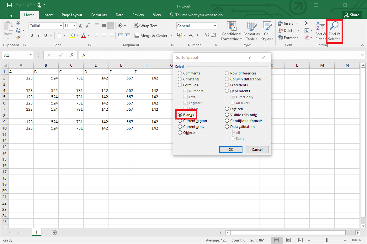 Comment Supprimer Toutes Les Lignes Vides Sur Excel Riset