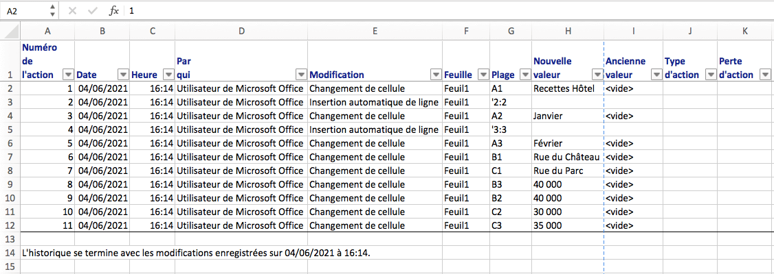 Suivre les modifications dans Excel : comment les accepter et les ... Suivre les modifications dans Excel : comment les accepter et les ...