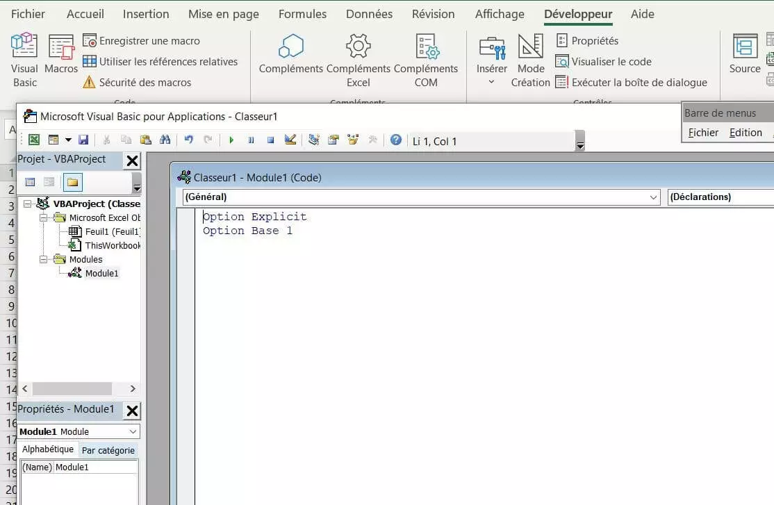 Excel Vba Introduction Au Langage De Programmation Ionos