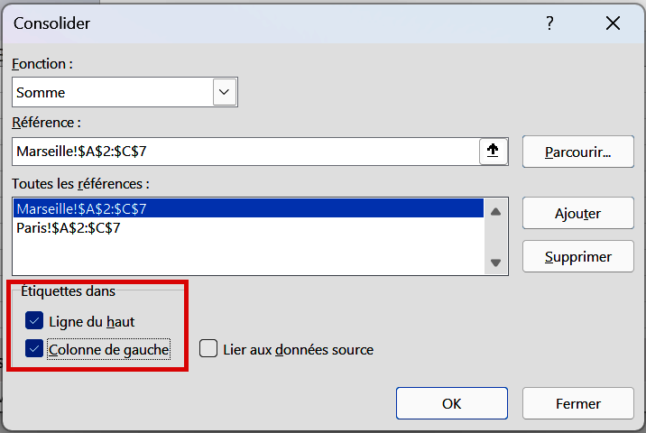 Comment fusionner deux tableaux Excel ? - IONOS