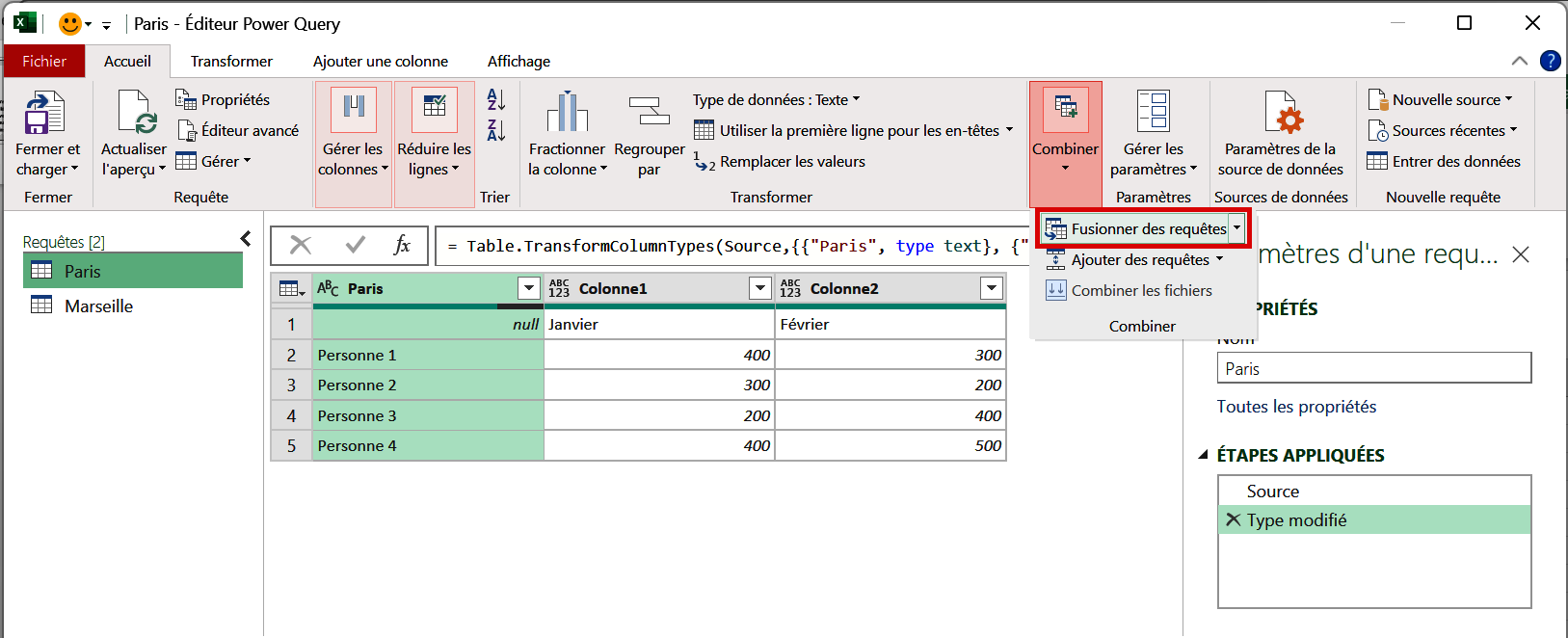 Comment fusionner deux tableaux Excel ? - IONOS