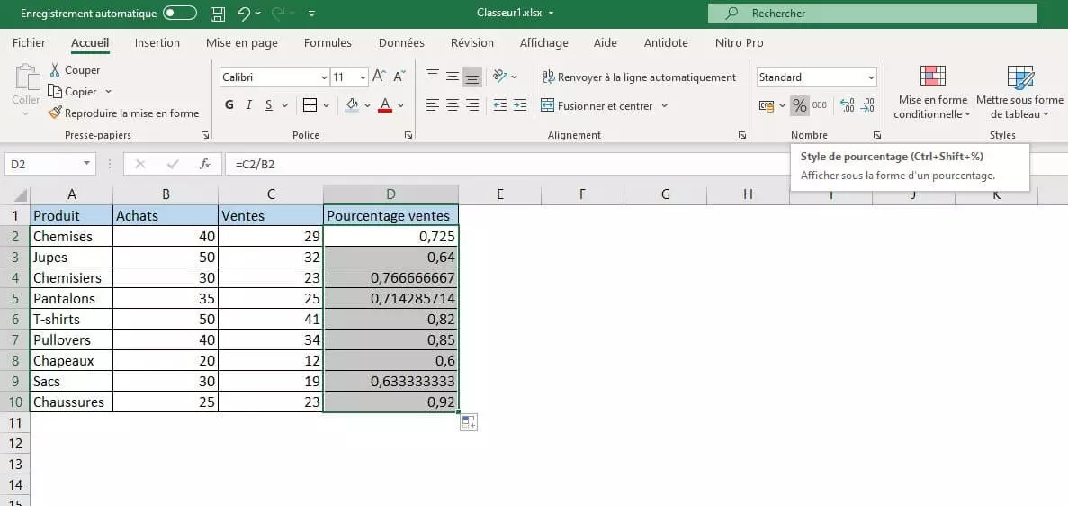Ntroduire 93 Imagen Appliquer Une Formule à Tout Un Tableau Excel Vn