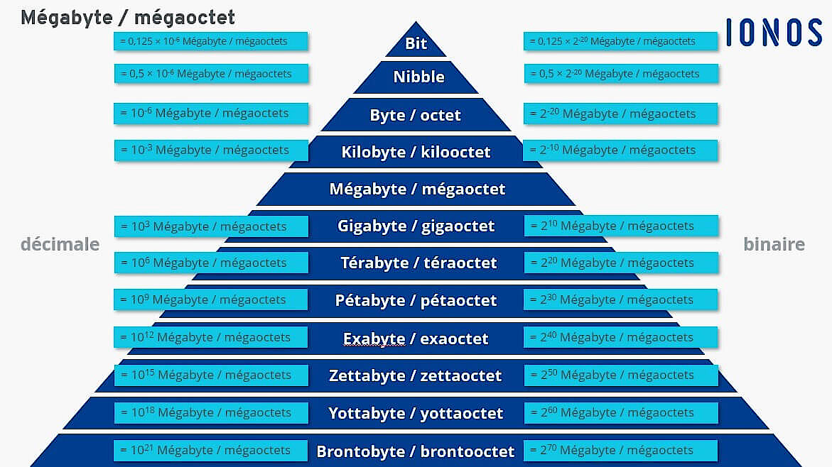 Qu’est-ce qu’un mégabyte ? Tout savoir sur l’unité de mesure - IONOS
